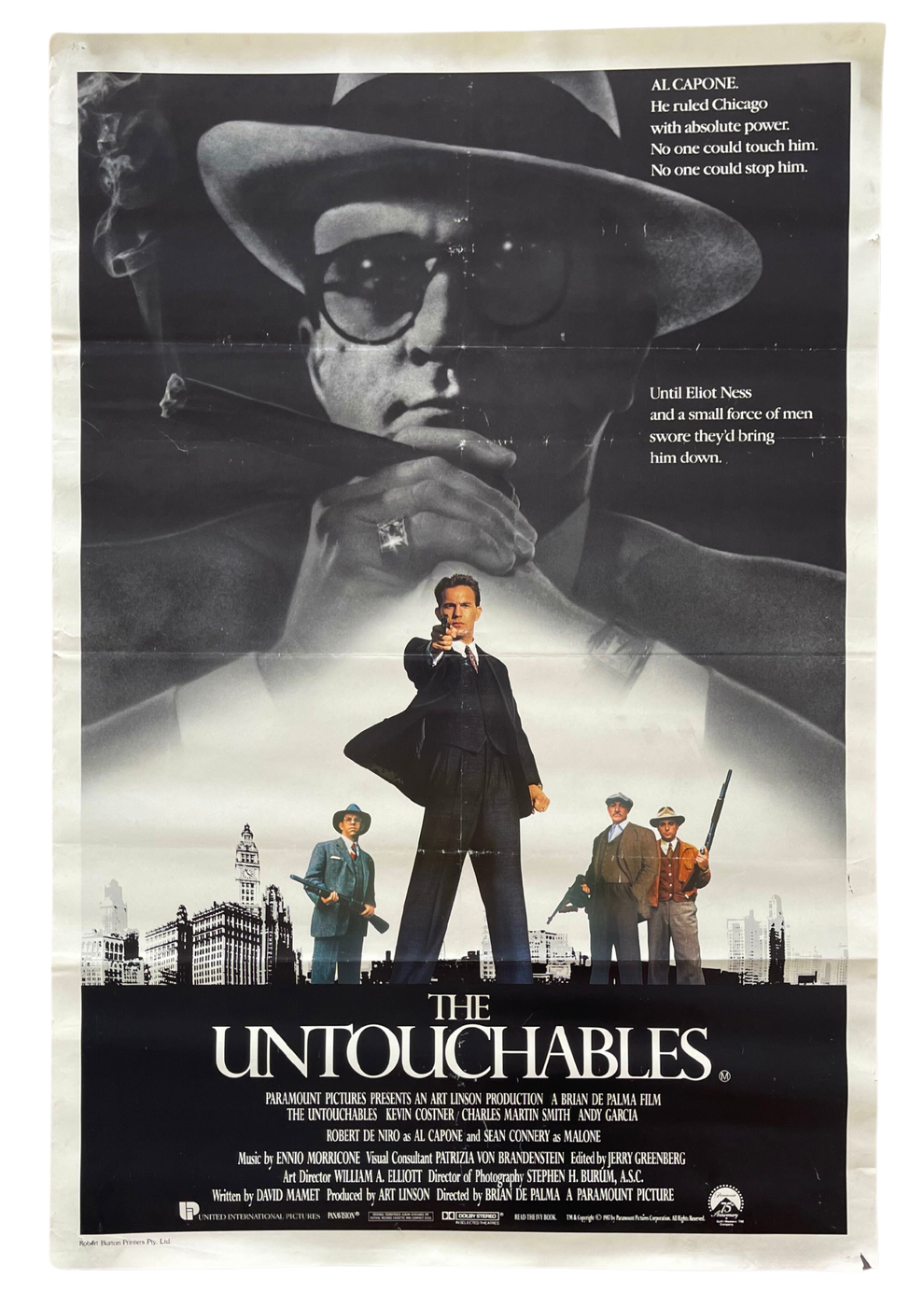 The Untouchables (1987) - One Sheet – Vintage Posters AU