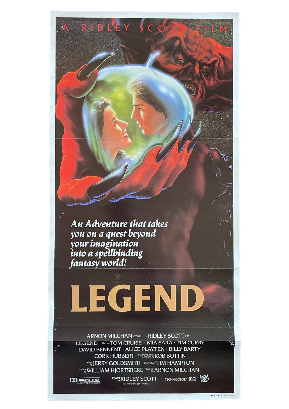 Legend (1985) - Daybill – Vintage Posters AU