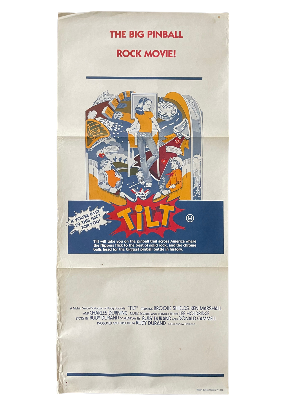 Tilt (1979) - Daybill – Vintage Posters AU
