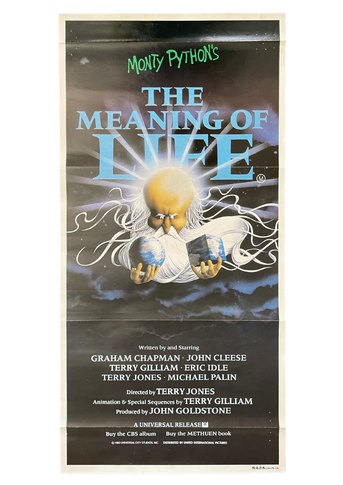 Monty Python's The Meaning Of Life (1983) - Daybill – Vintage Posters AU