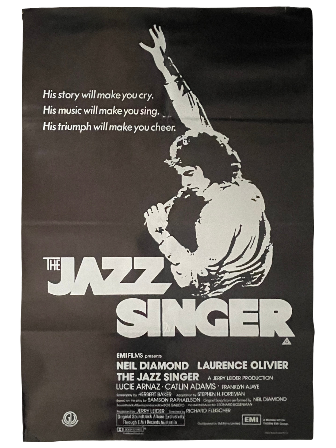 The Jazz Singer (1980) - One Sheet – Vintage Posters AU