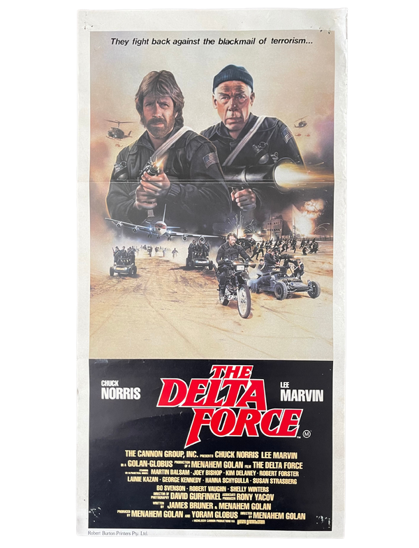 The Delta Force (1986) Chuck Norris - Daybill – Vintage Posters AU