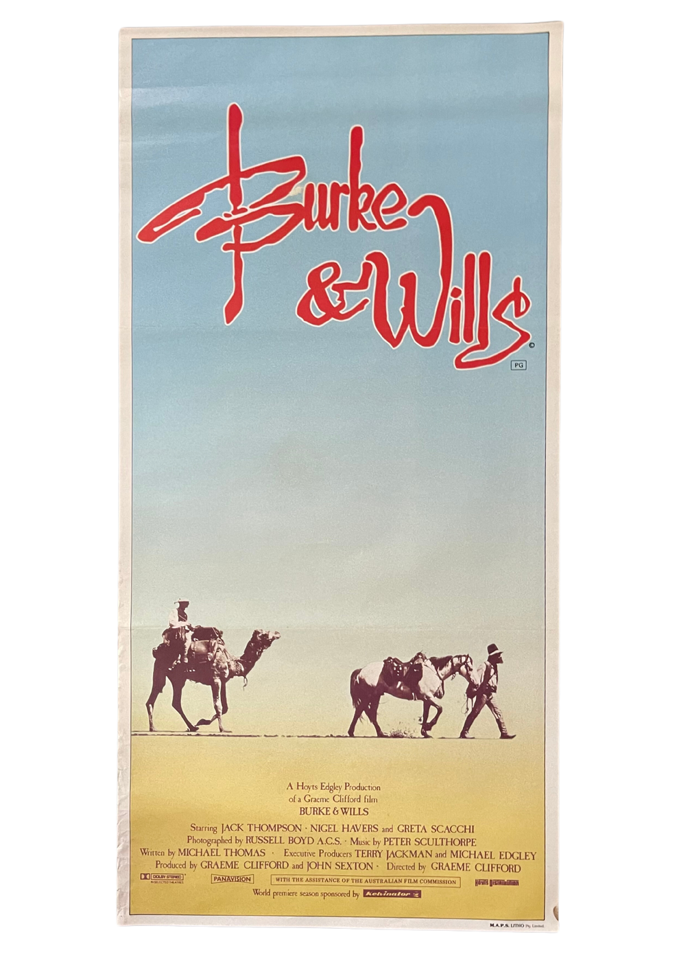Burke & Wills (1985) - Daybill – Vintage Posters AU