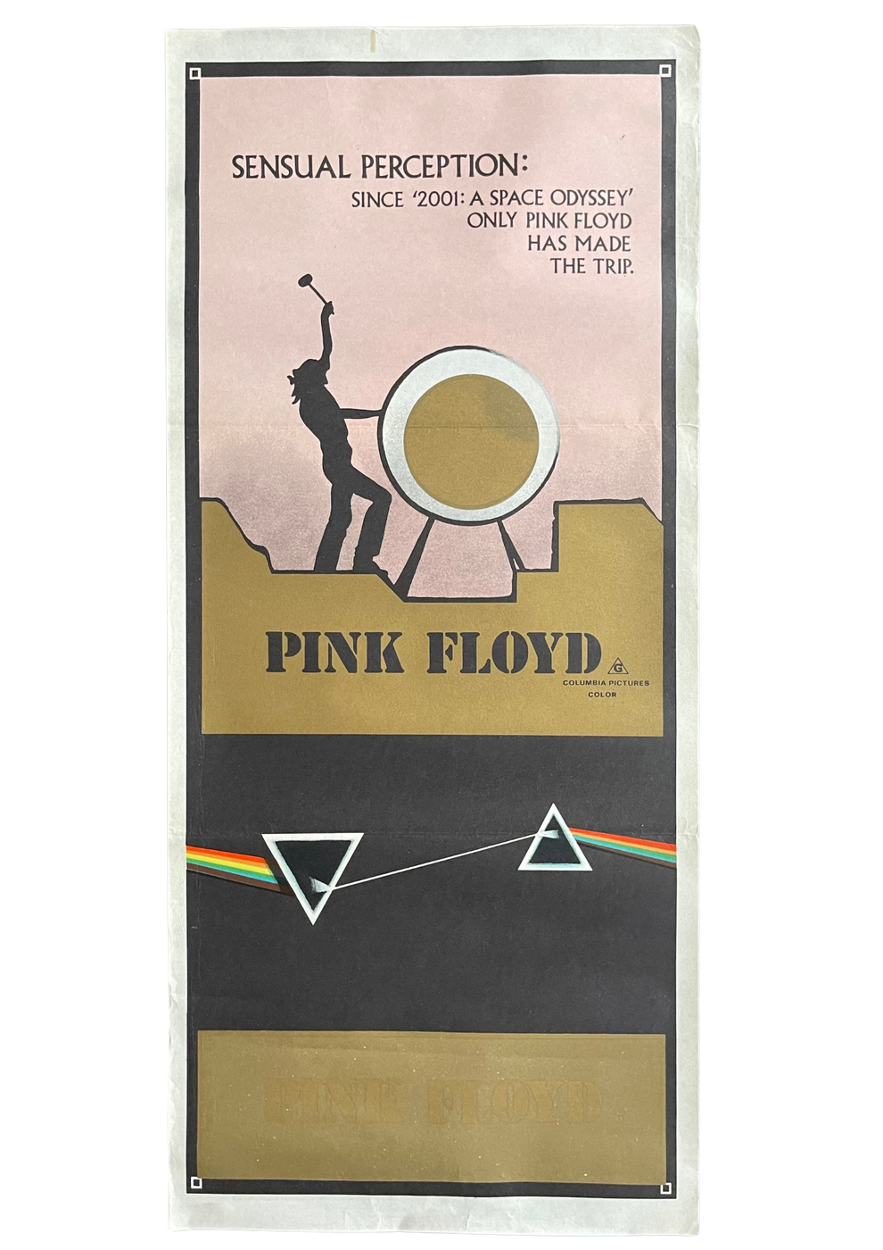Pink Floyd - Live At Pompeii (1972) - Daybill – Vintage Posters AU