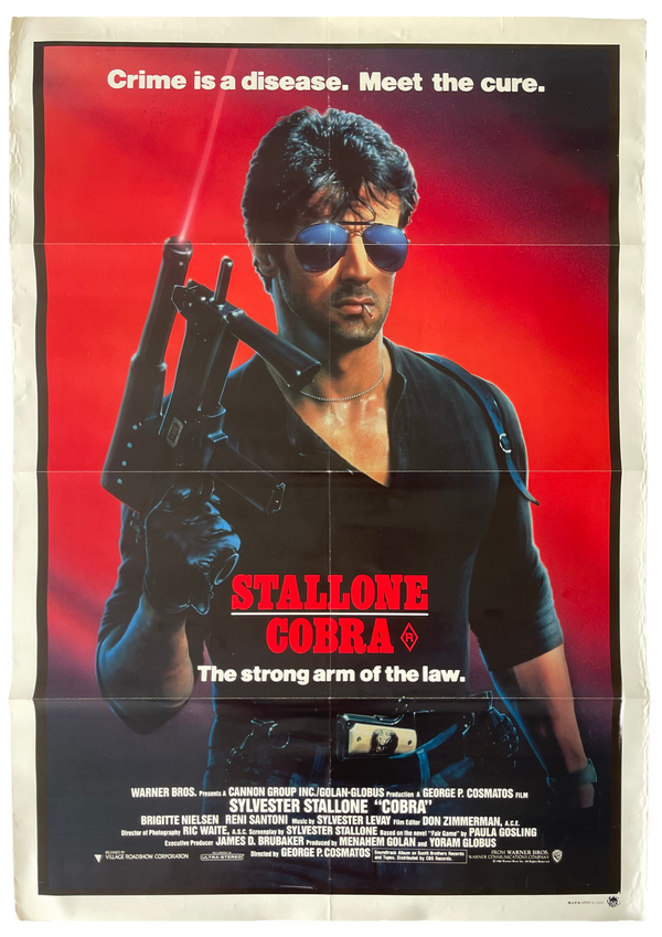 Cobra (1986) Sylvester Stallone - One Sheet – Vintage Posters AU