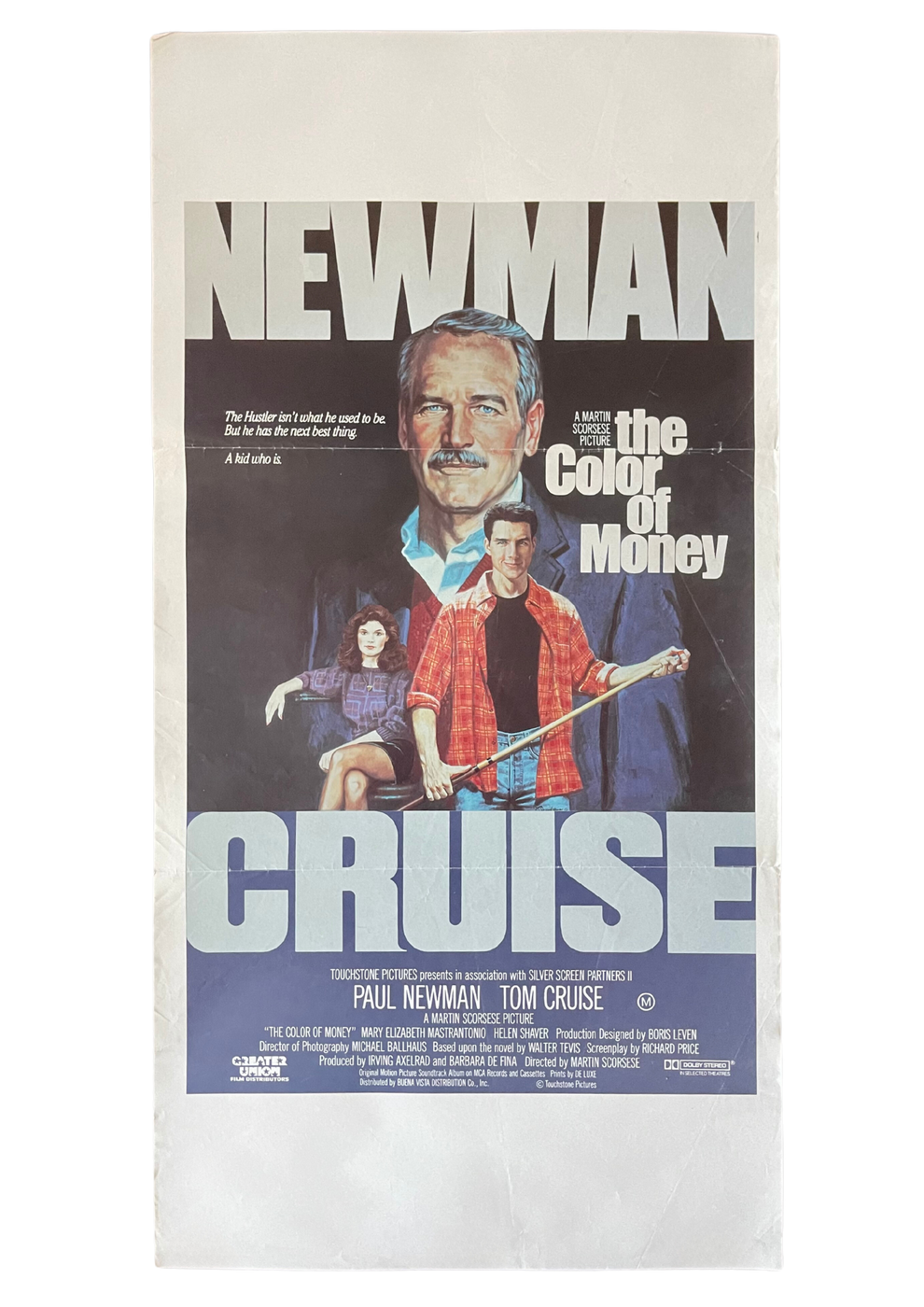 The Color Of Money (1986) - Daybill – Vintage Posters AU